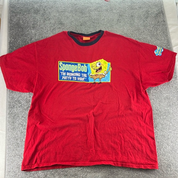 Nickelodeon | Shirts | Vintage Nickelodeon Short Sleeve Shirt Red ...